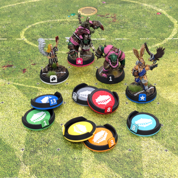 Tabletop Goodies | Numbered Magnetic Miniature Bases