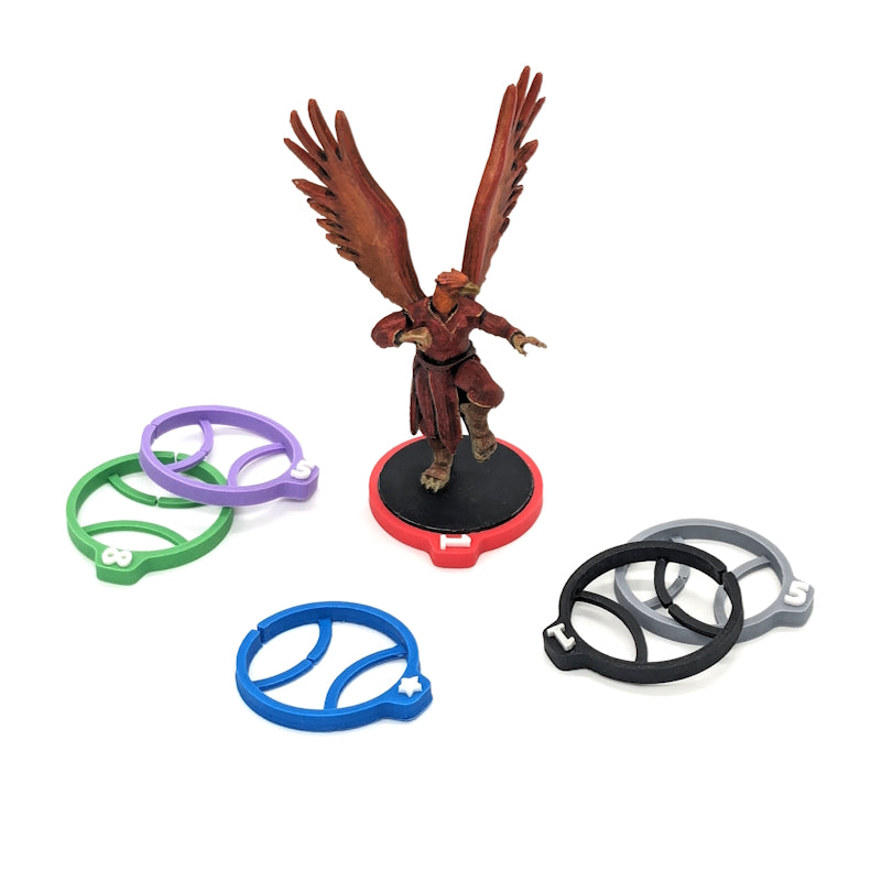 Tabletop Goodies | Numbered Tabletop Miniature Rings