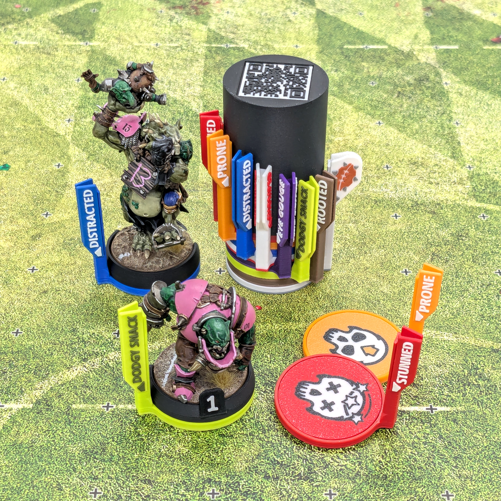 Tabletop Goodies | 32mm Magnetic Status Marker Set