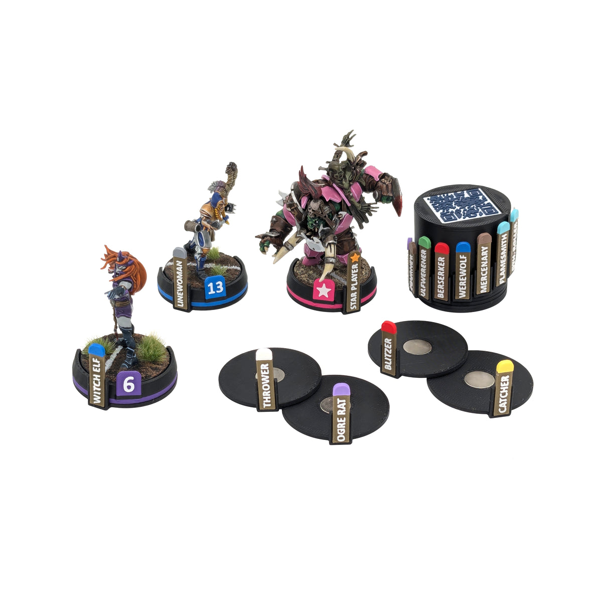 Tabletop Goodies | Fantasy Football Magnetic Position Marker Sets